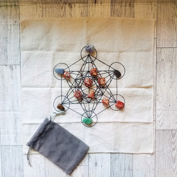 CelestialCreationsXI | Games | Dnd Dice Set Sacred Geometry Dice And ...